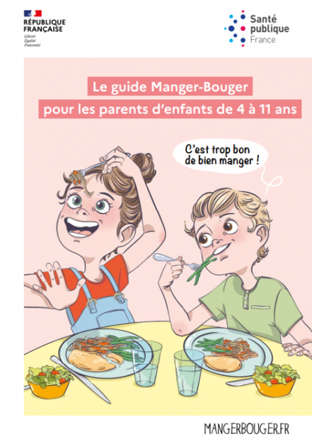 Le guide manger bouger pour les parents d'enfants de 4 à 11 ans